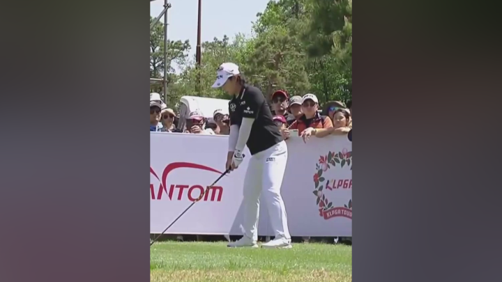 [AI클립] 4R 파4 3번홀 박지영 티샷 (크리스에프앤씨 제47회 KLPGA 챔피언십) - 네이버 TV