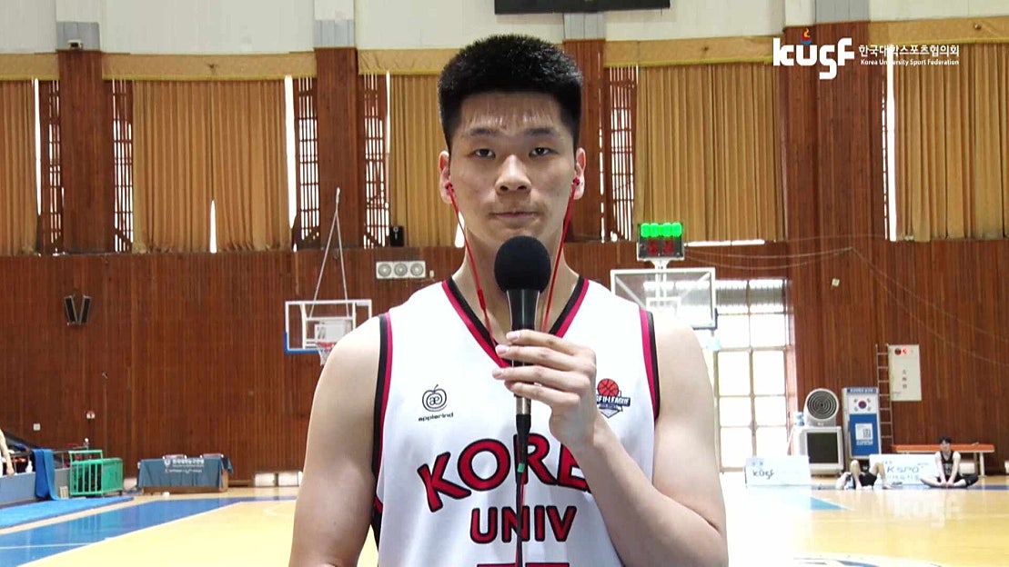 [인터뷰] '대학무대 첫경기, 대승' 고려대 김정현 2025 KUSF 대학농구 U-리그_250508 - 네이버 TV