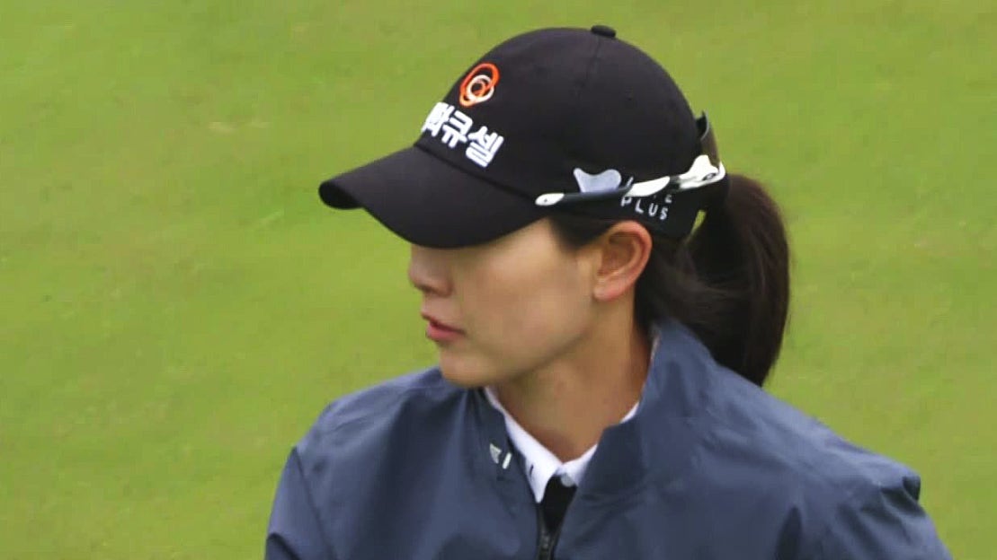 전반 마지막 홀을 버디로 끝내는 이정민 [NH투자증권 레이디스 챔피언십 2R] - 네이버 TV