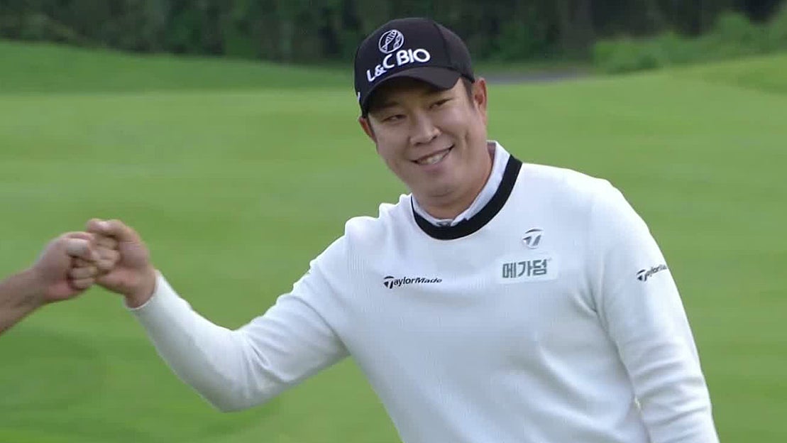 이글 퍼팅 성공하는 김민준 [KPGA 클래식 2R] - 네이버 TV