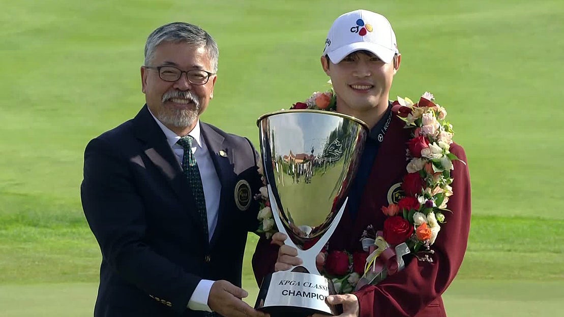 2대 챔피언 배용준 시상식 [KPGA 클래식 FR] - 네이버 TV
