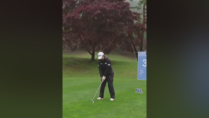 [AI클립] 2R 파3 3번홀 박보겸 티샷 (2025 NH투자증권 레이디스 챔피언십) - 네이버 TV