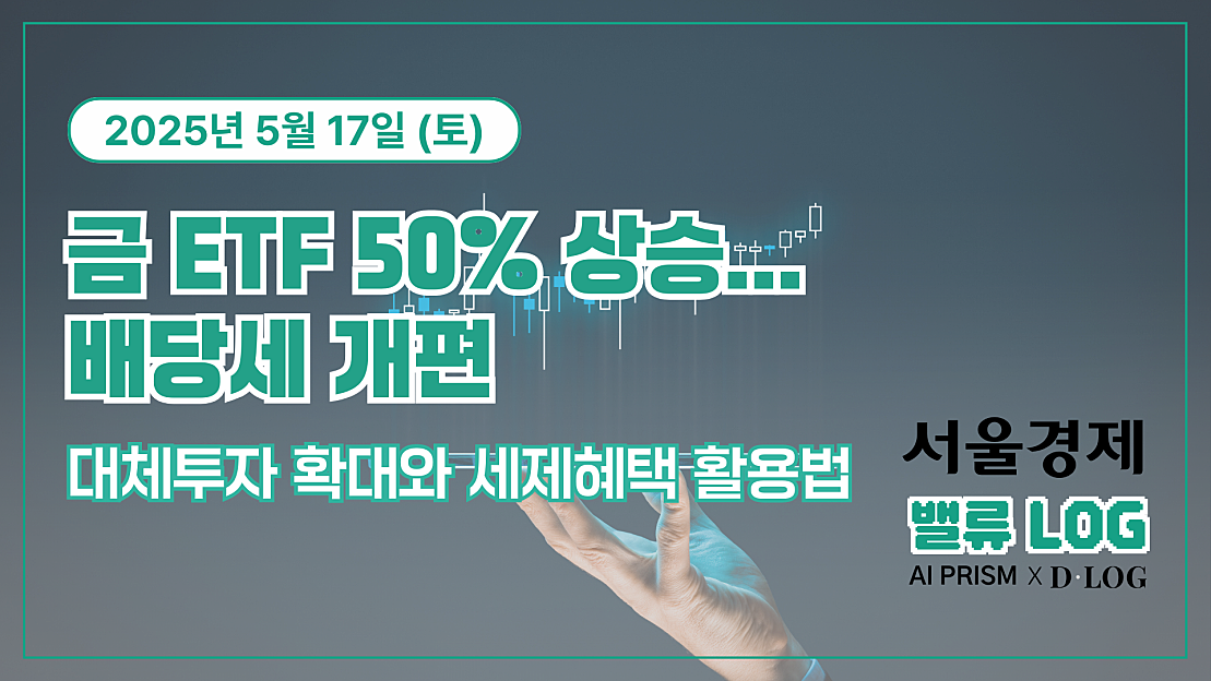 금 ETF 50% 급등...월마트 관세발 가격인상 충격 [AI PRISM x D•LOG] - 네이버 TV
