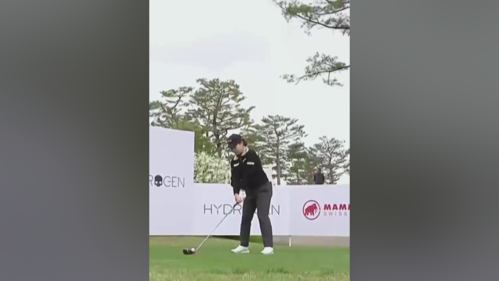 [AI클립] 3R 파4 9번홀 홍정민 티샷 (크리스에프앤씨 제47회 KLPGA 챔피언십) - 네이버 TV