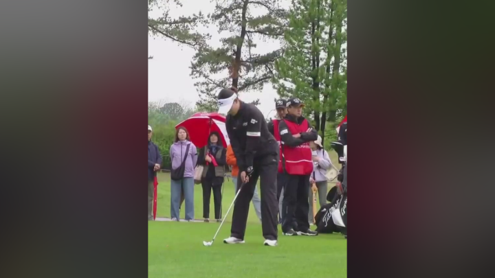 [AI클립] 3R 파3 5번홀 김민솔 티샷 (크리스에프앤씨 제47회 KLPGA 챔피언십) - 네이버 TV