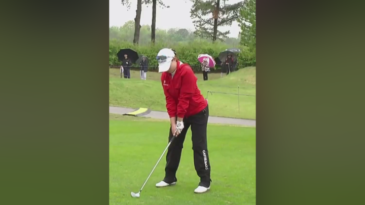 [AI클립] 3R 파3 5번홀 구래현 티샷 (크리스에프앤씨 제47회 KLPGA 챔피언십) - 네이버 TV