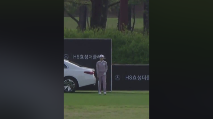 [AI클립] 2R 파3 17번홀 이가영 티샷 (크리스에프앤씨 제47회 KLPGA 챔피언십) - 네이버 TV