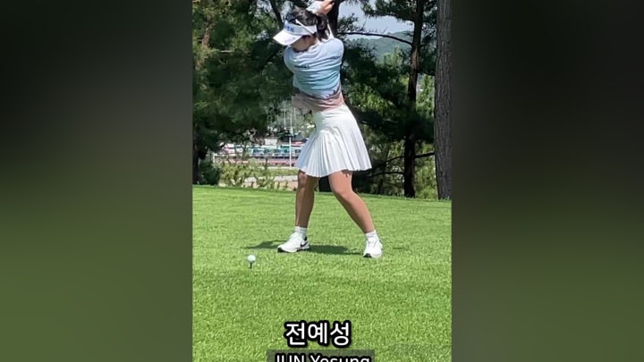 [KLPGA] 전예성_슬로우모션_드라이버스윙 - 네이버 TV