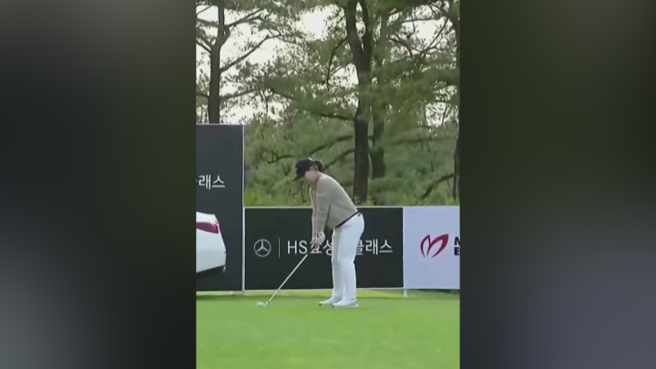 [AI클립] 2R 파3 17번홀 홍정민 티샷 (크리스에프앤씨 제47회 KLPGA 챔피언십) - 네이버 TV