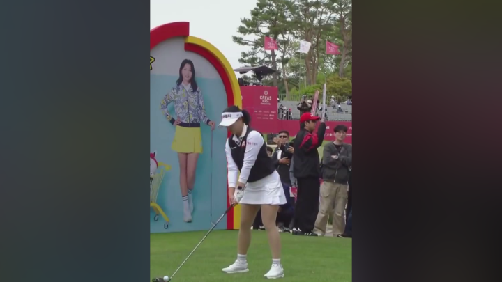 [AI클립] 2R 파4 10번홀 홍진영2 티샷 (크리스에프앤씨 제47회 KLPGA 챔피언십) - 네이버 TV