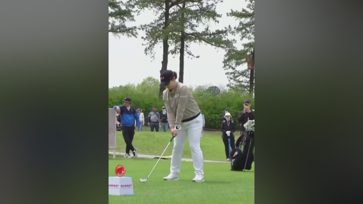 [AI클립] 2R 파3 5번홀 홍정민 티샷 (크리스에프앤씨 제47회 KLPGA 챔피언십) - 네이버 TV