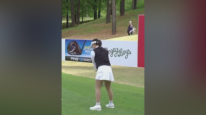 [AI클립] 2R 파4 13번홀 홍진영2 티샷 (크리스에프앤씨 제47회 KLPGA 챔피언십) - 네이버 TV