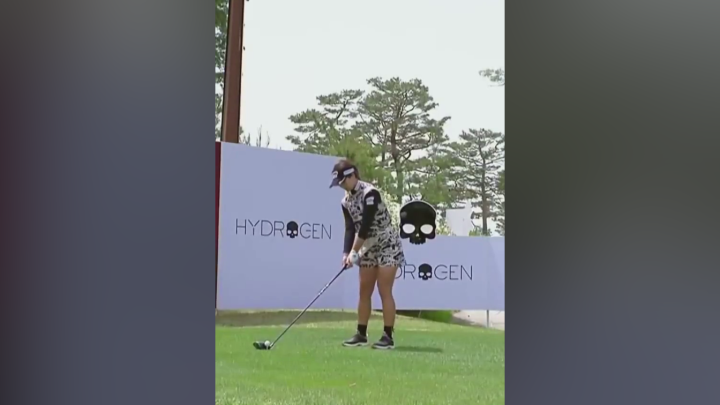 [AI클립] 2R 파4 9번홀 이동은 티샷 (크리스에프앤씨 제47회 KLPGA 챔피언십) - 네이버 TV