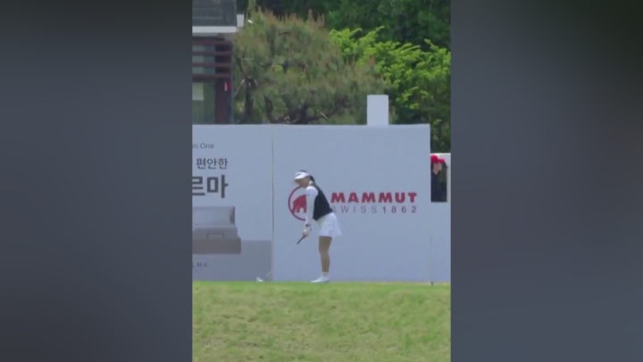 [AI클립] 2R 파3 5번홀 홍진영2 티샷 (크리스에프앤씨 제47회 KLPGA 챔피언십) - 네이버 TV