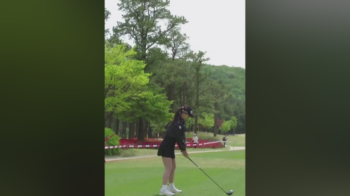 [AI클립] 2R 파5 1번홀 주가인 티샷 (크리스에프앤씨 제47회 KLPGA 챔피언십) - 네이버 TV