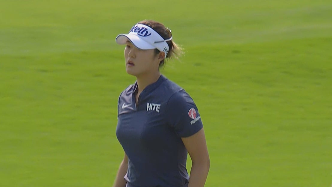 정확히 필요한 위치에 공을 보내는 김민별 [Sh수협은행 MBN 여자오픈 1R] - 네이버 TV