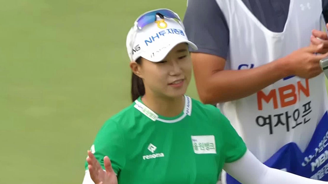 '어제는 8언더, 오늘은 7언더!' 정윤지의 엄청난 페이스 [Sh수협은행 MBN 여자오픈 2R] - 네이버 TV