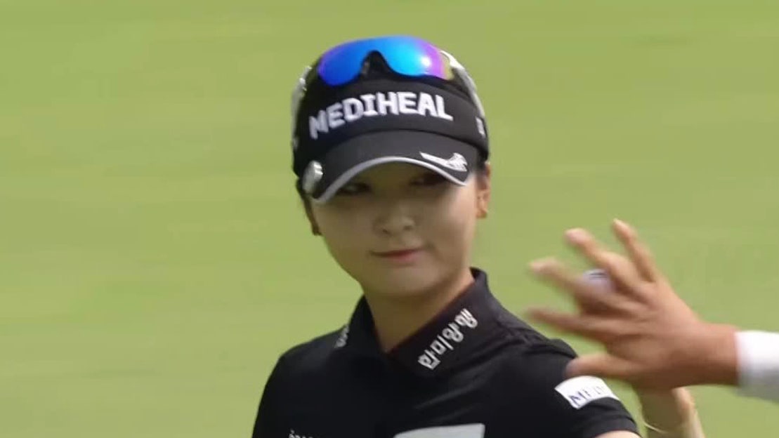 '가는 길이 보인다' 어려운 버디 성공한 이예원 [Sh수협은행 MBN 여자오픈 2R] - 네이버 TV