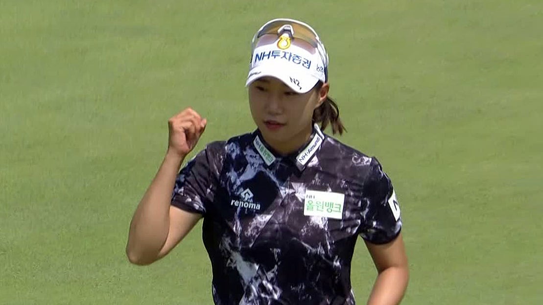 '17 언더파' 계속해서 타수를 줄이는 단독 선두 정윤지 [Sh수협은행 MBN 여자오픈 FR] - 네이버 TV