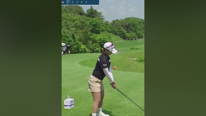 [AI클립] 3R 파5 13번홀 이채은2 티샷 (Sh수협은행 MBN 여자오픈) - 네이버 TV