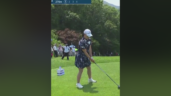 [AI클립] 3R 파4 11번홀 정윤지 티샷 (Sh수협은행 MBN 여자오픈) - 네이버 TV