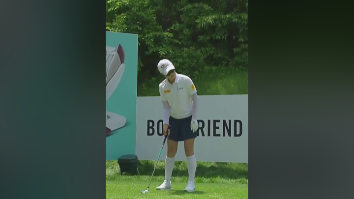 [AI클립] 3R 파3 7번홀 안송이 티샷 (Sh수협은행 MBN 여자오픈) - 네이버 TV