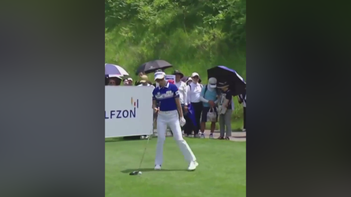 [AI클립] 3R 파4 4번홀 박민지 티샷 (Sh수협은행 MBN 여자오픈) - 네이버 TV