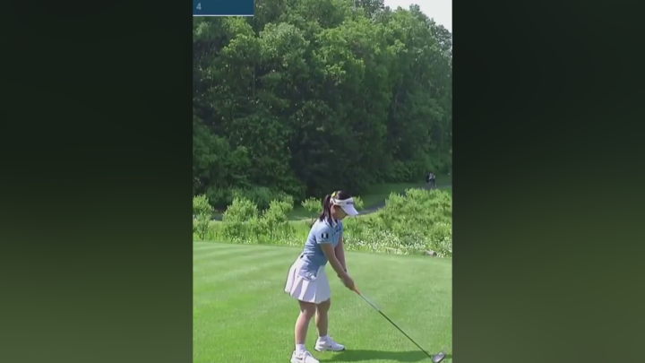 [AI클립] 3R 파4 2번홀 이다연 티샷 (Sh수협은행 MBN 여자오픈) - 네이버 TV