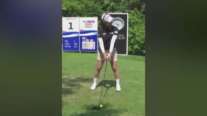 [AI클립] 3R 파5 1번홀 이채은2 티샷 (Sh수협은행 MBN 여자오픈) - 네이버 TV