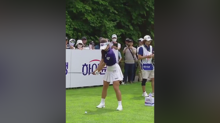 [AI클립] 2R 파4 9번홀 이동은 티샷 (Sh수협은행 MBN 여자오픈) - 네이버 TV