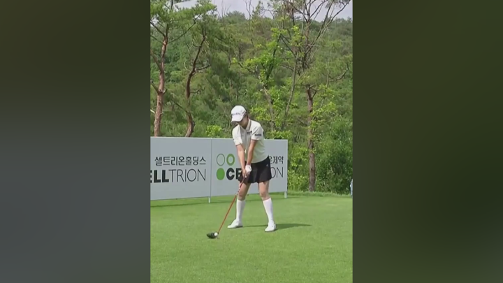 [AI클립] 3R 파4 17번홀 한진선 티샷 (2025 셀트리온 퀸즈 마스터즈) - 네이버 TV