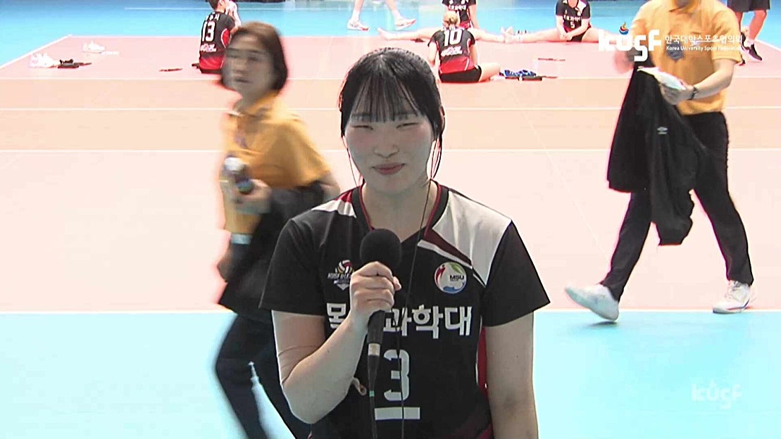 [인터뷰]더블 포지션(공격수, 세터) 모두 잘 준비하겠습니다! 목포과학대 최유림 2025 KUSF 대학배구 U-리그(여)_250614 - 네이버 TV