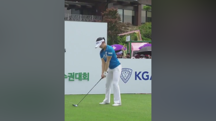 [AI클립] 4R 파5 1번홀 유현조 티샷 (KGA DB그룹 제39회 한국여자오픈골프선수권대회) - 네이버 TV
