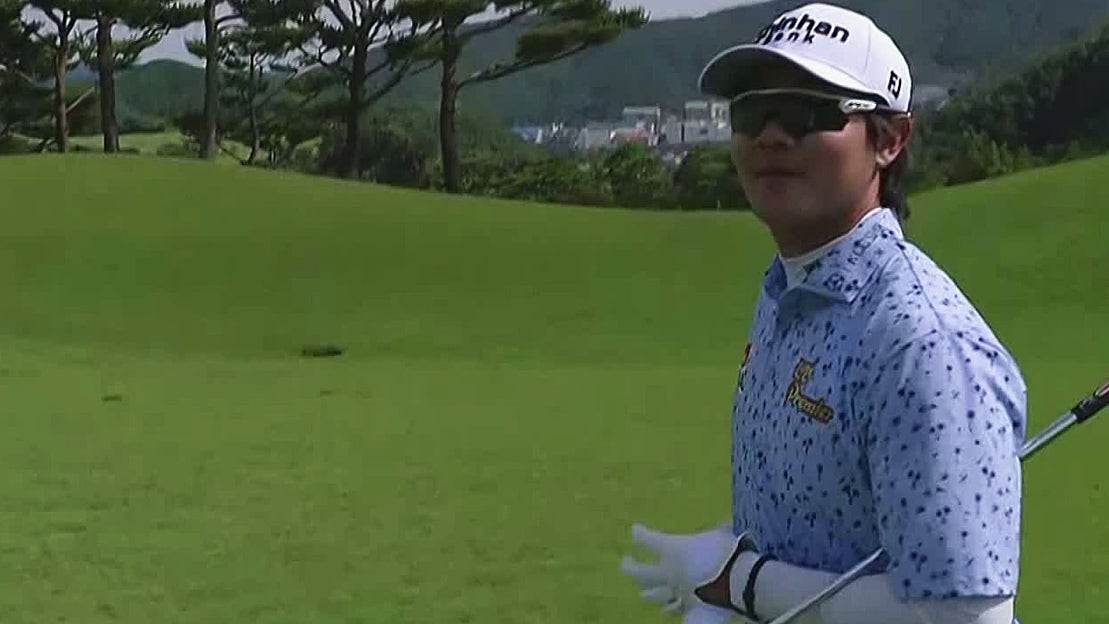 '공동 8위' 차근차근 순위를 끌어올리는 김성현 [제68회 KPGA 선수권대회 with A-ONE CC 1R] - 네이버 TV