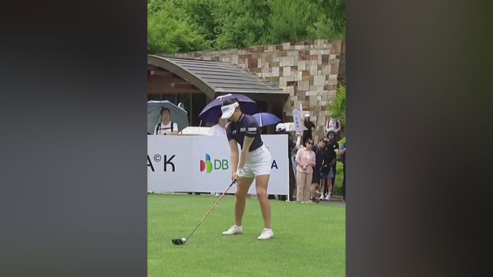 [AI클립] 3R 파4 5번홀 유현조 티샷 (KGA DB그룹 제39회 한국여자오픈골프선수권대회) - 네이버 TV