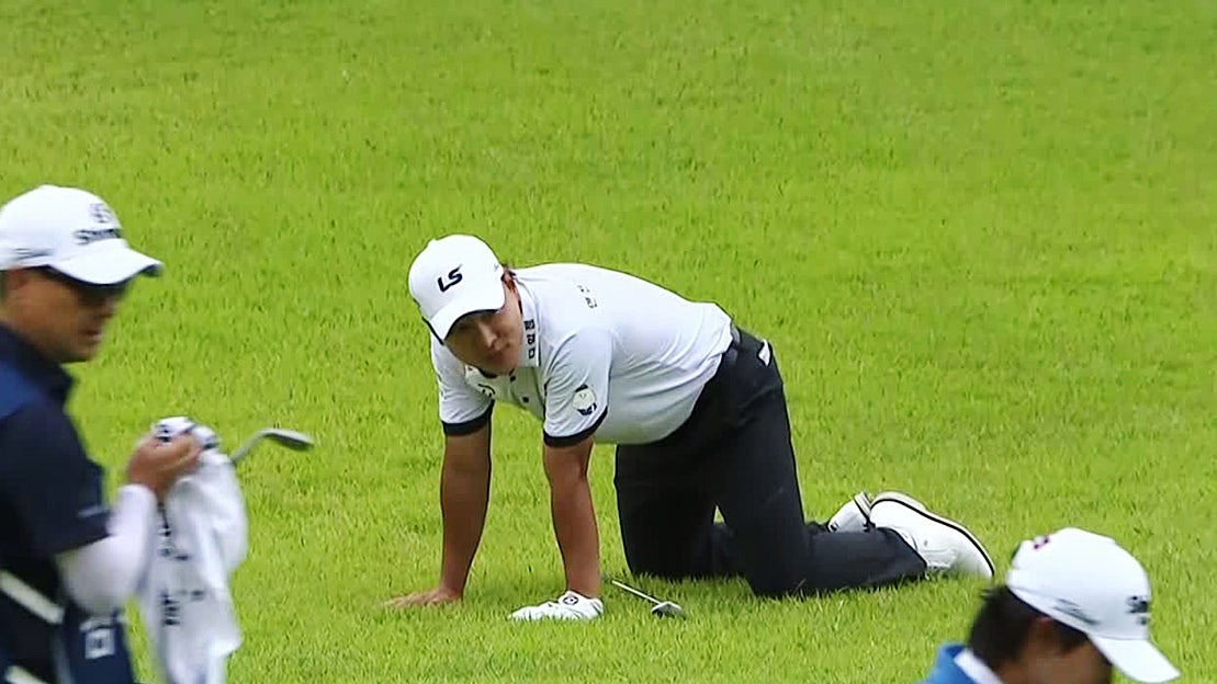 버디를 놓치고 크게 아쉬워하는 전가람 [제68회 KPGA 선수권대회 with A-ONE CC 2R] - 네이버 TV