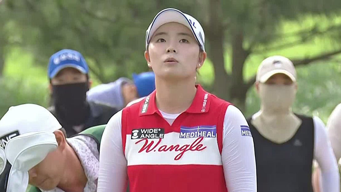 '2위와 한 타 차이' 선두 이다연의 티샷 미스 [KLPGA 더헤븐 마스터즈 FR] - 네이버 TV