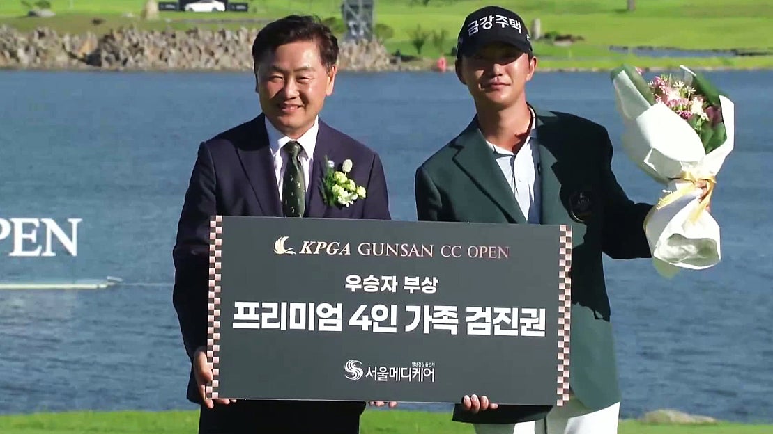 KPGA 군산CC 오픈 시상식 [KPGA 군산CC 오픈 FR] - 네이버 TV